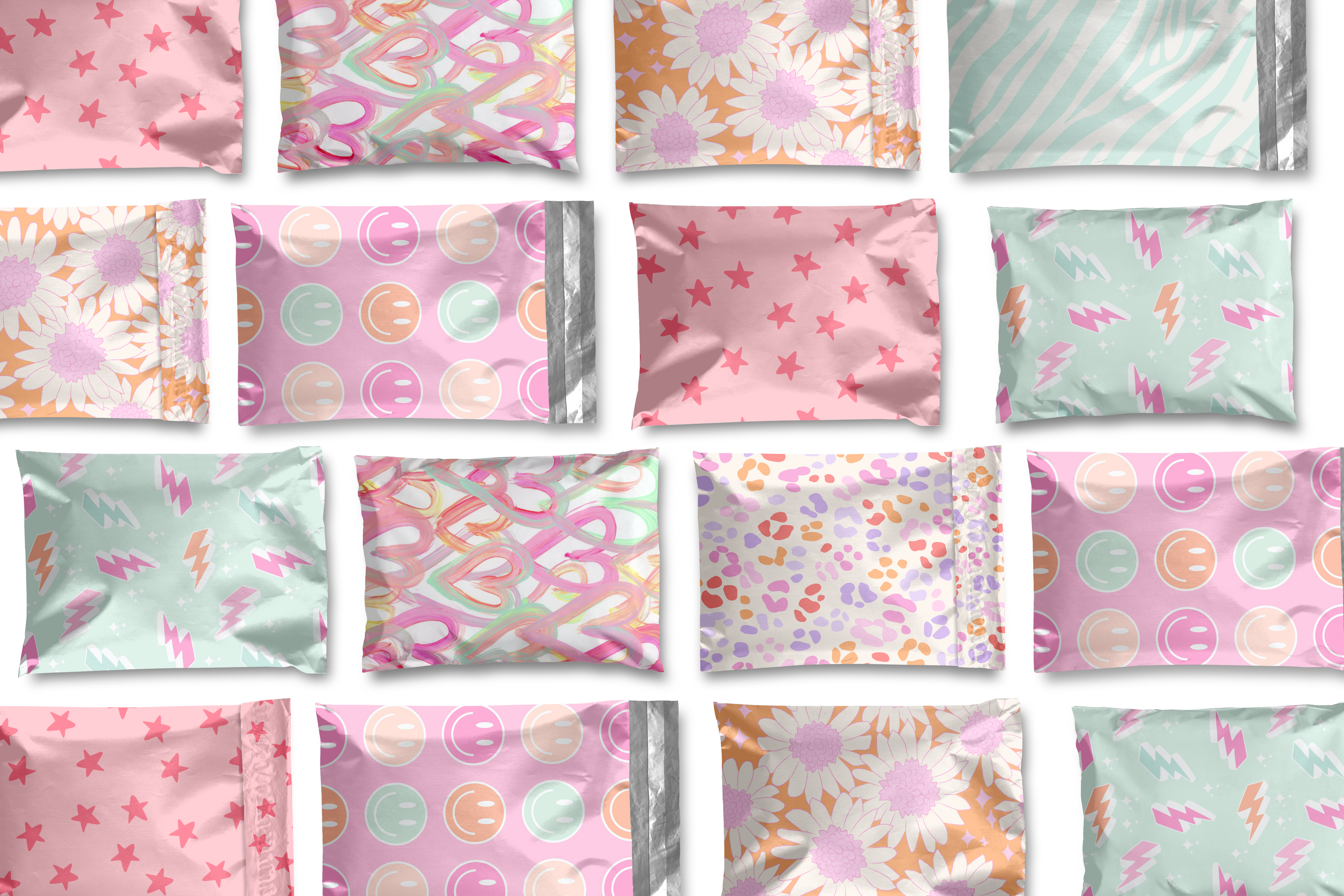 Pretty Package Premium Boutique Poly Mailers Small Business Shipping ...